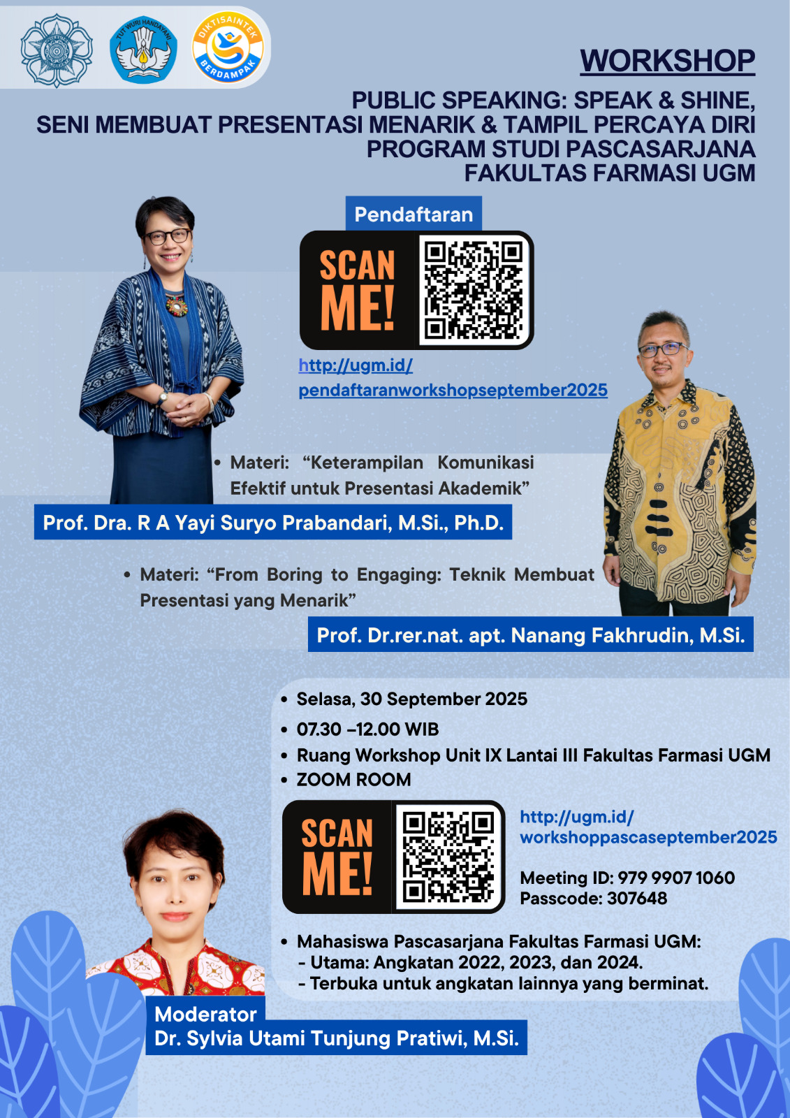 WORKSHOP PUBLIC SPEAKING: SPEAK & SHINE, SENI MEMBUAT PRESENTASI MENARIK & TAMPIL PERCAYA DIRI ...